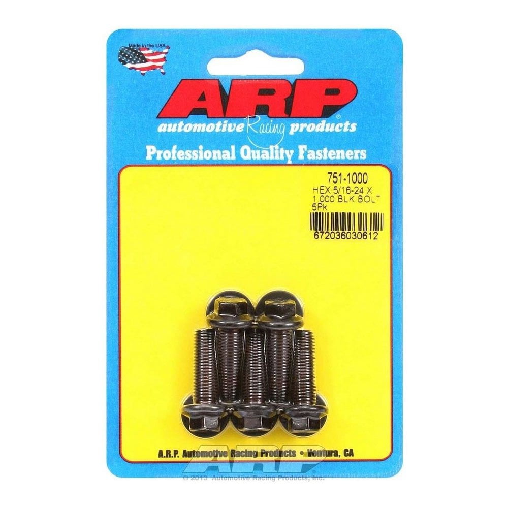 Arp Bolt Kit - 6pt. (5) 5/16-24 x 1.000 - Walmart.com