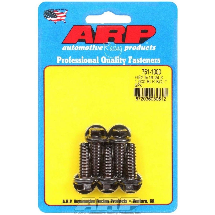 Arp Bolt Kit - 6pt. (5) 5/16-24 x 1.000 - Walmart.com