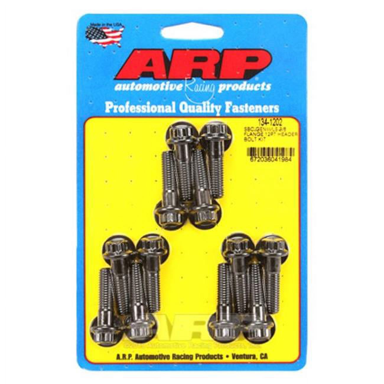 ARP ARP134-1202 0.38 in. Flange 12 Point Header Bolt Kit for Small ...