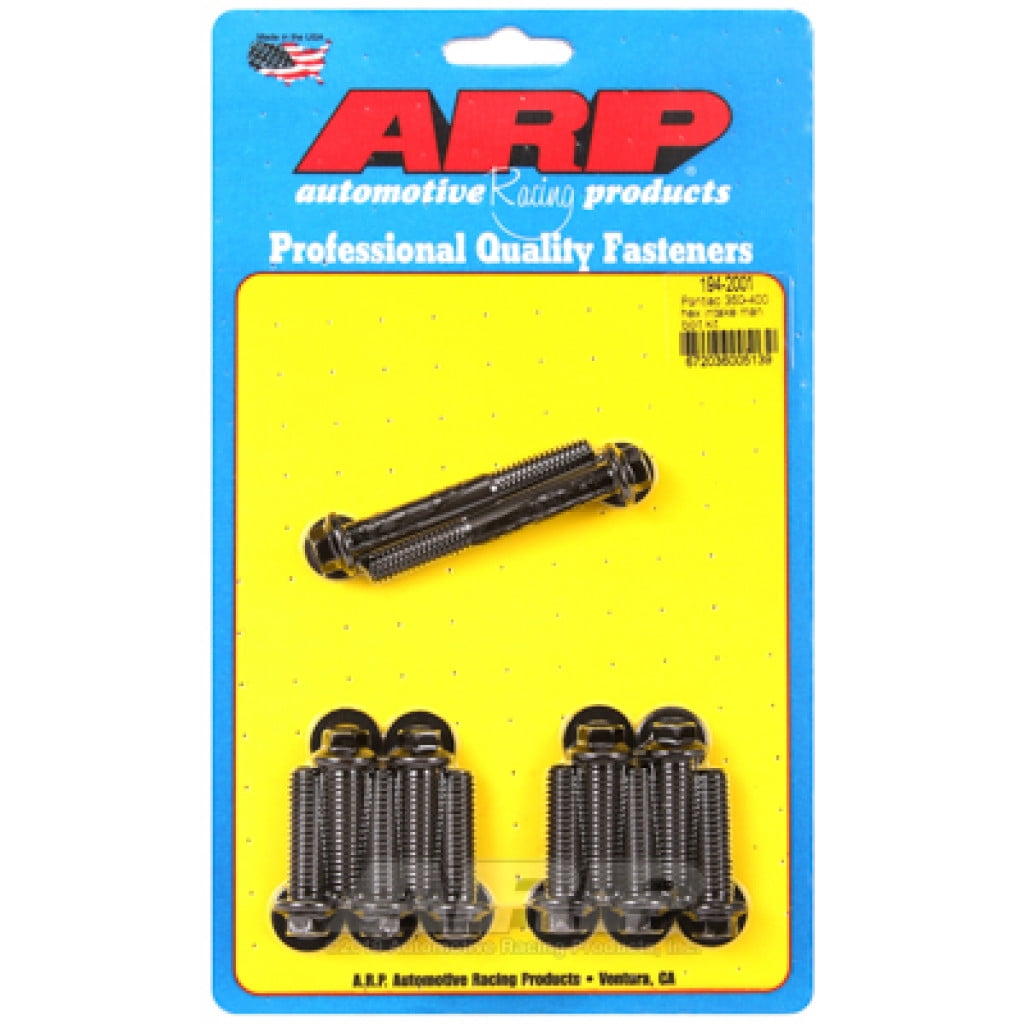 ARP For Pontiac 350-400 Bolt Kit Hex Intake Manifold | 194-2001 ...