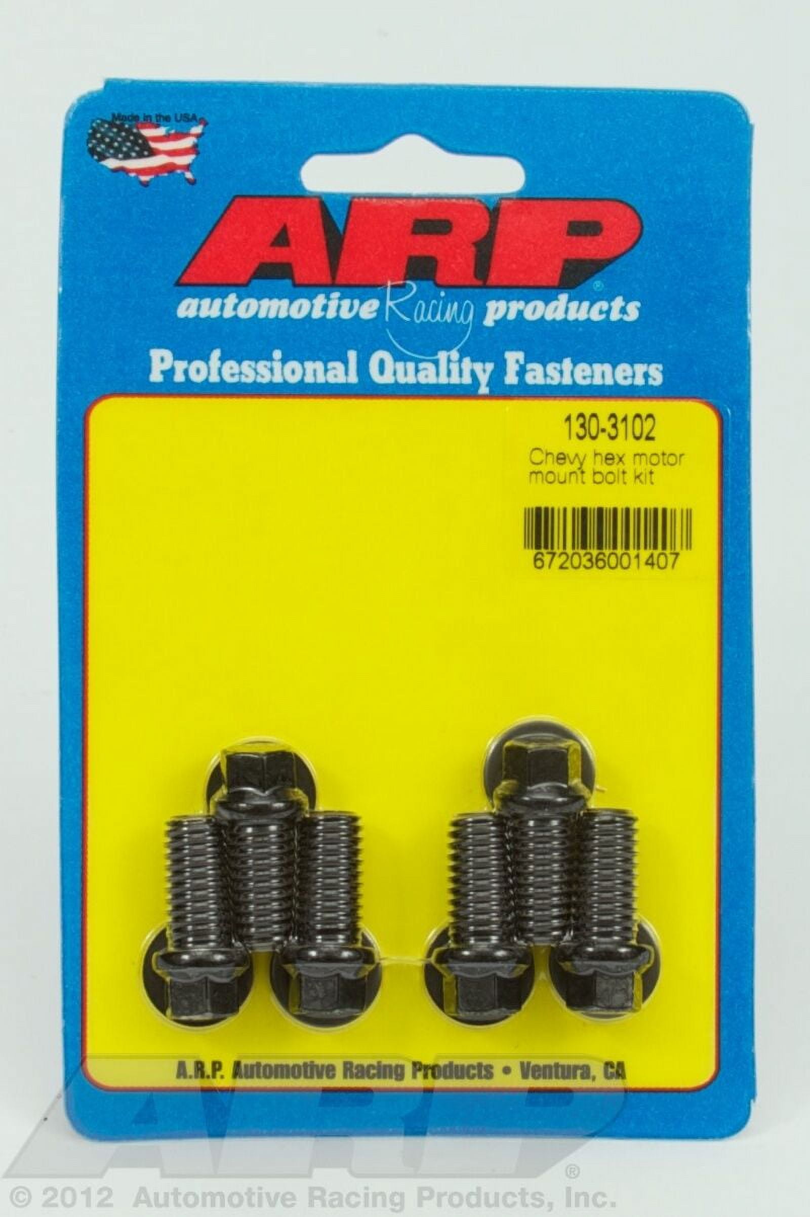 ARP INC. 130-3102 CHEVY HEX MOTOR MOUNT BOLT KIT - Walmart.com