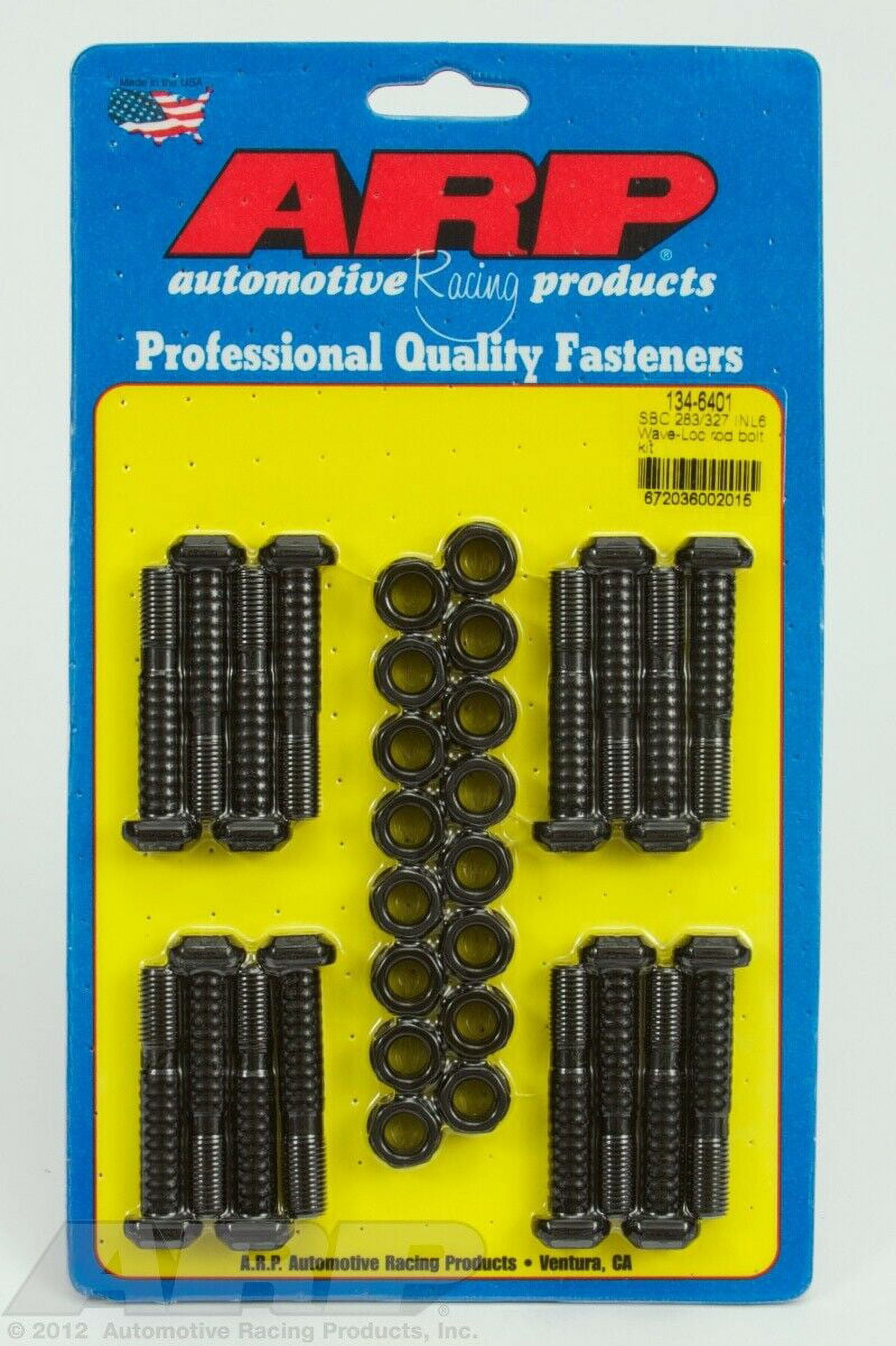 ARP INC. 134-6401 SB CHEVY 283-327 INLINE 6 WAVE-LOC ROD BOLT KIT ...