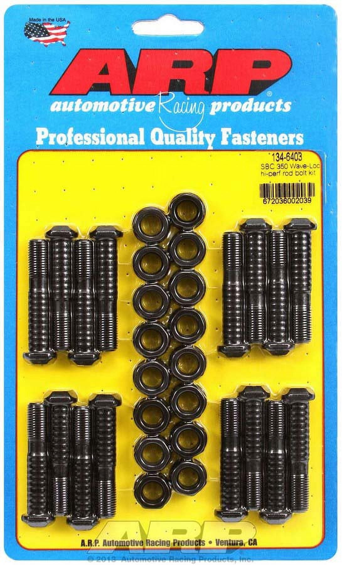 ARP INC. 134-6403 SB CHEVY 350 WAVE-LOC HI-PERF ROD BOLT KIT - Walmart ...
