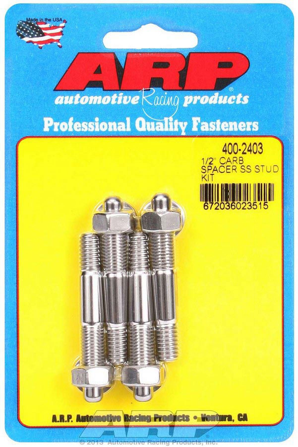 ARP INC. 400-2403 1/2IN SPACER SS CARBURETOR STUD KIT - Walmart.com