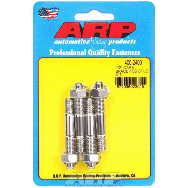 ARP INC. 400-2403 1/2IN SPACER SS CARBURETOR STUD KIT - Walmart.com