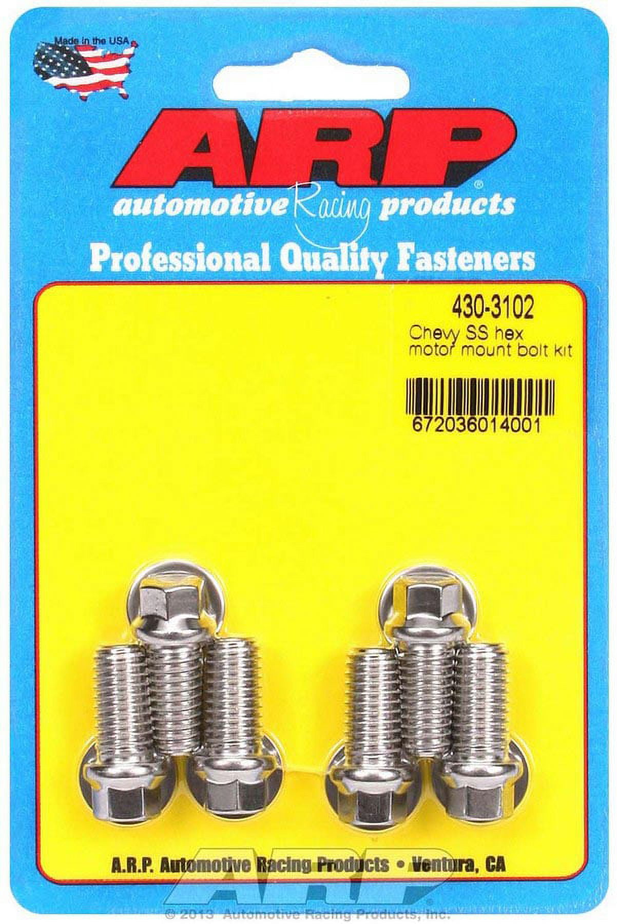 ARP INC. 430-3102 CHEVY SS HEX MOTOR MOUNT BOLT KIT - Walmart Business ...