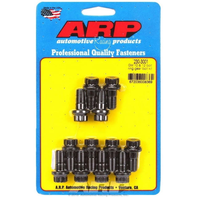 ARP Ring Gear Bolt Kit GM 10/12 Bolt P/N 230-3001 - Walmart Business ...