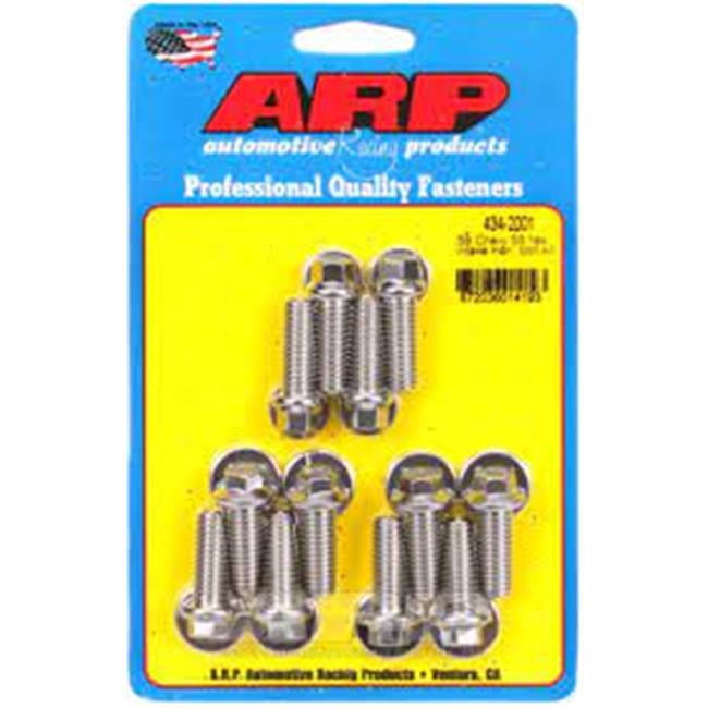 ARP Stainless Steel Hex Intake Manifold Bolt Kit for Small Block Chevy ...