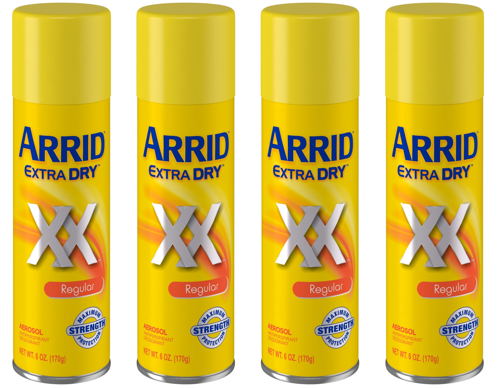 ARRID Extra Dry Anti-Perspirant Deodorant Spray, Regular, 6 oz, Pack of ...