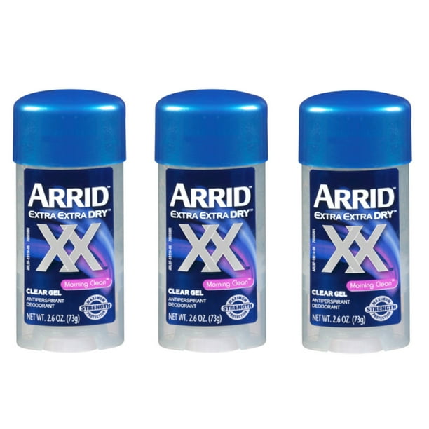 ARRID Extra Dry Antiperspirant and Deodorant Clear Gel Morning Clean, 2 ...