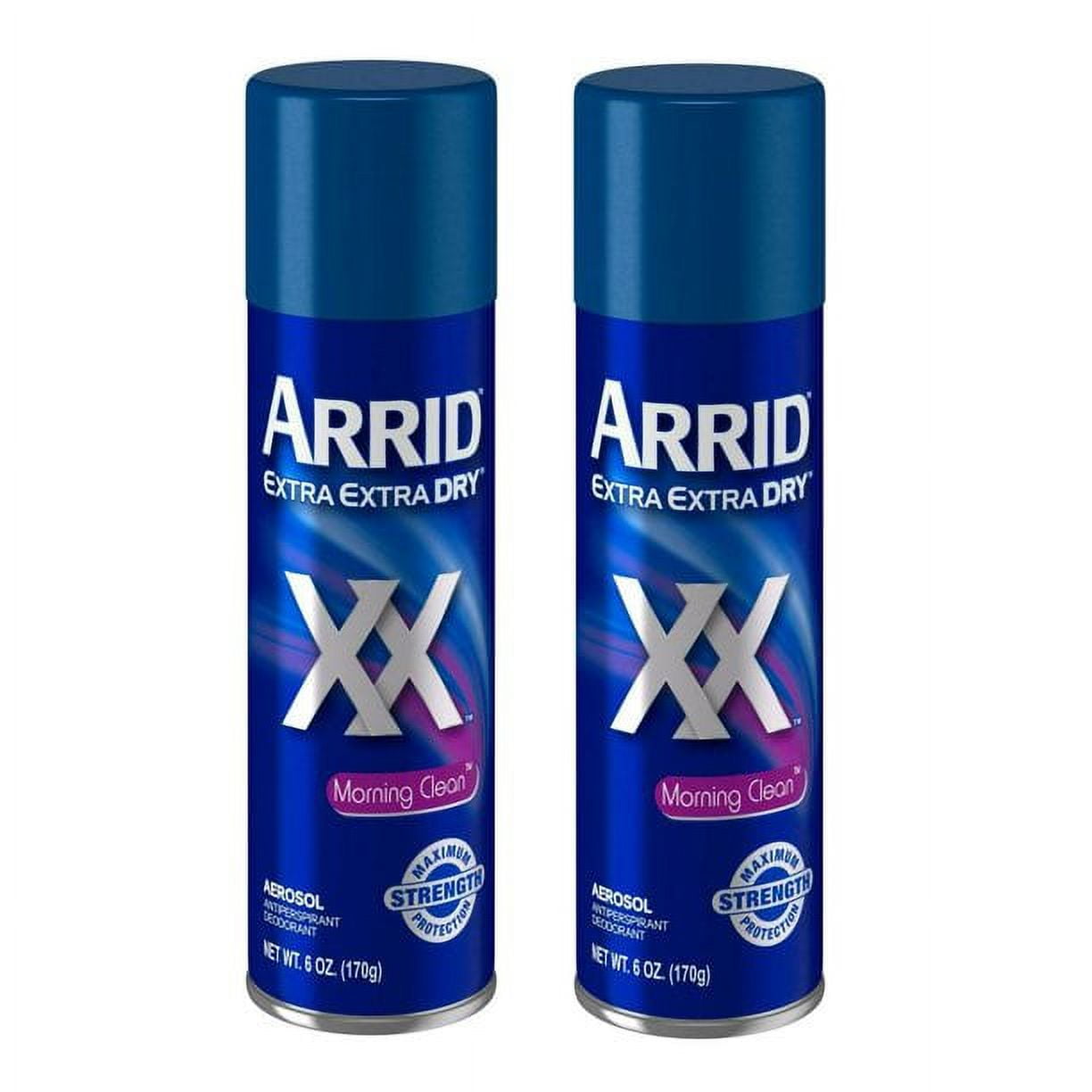 ARRID XX Anti-Perspirant Deodorant Spray, Morning Clean, 6 oz, Pack of ...