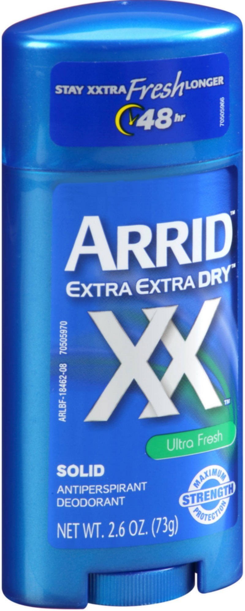 ARRID XX Extra Dry Solid Anti-Perspirant Deodorant, Ultra Fresh, 2.70 ...