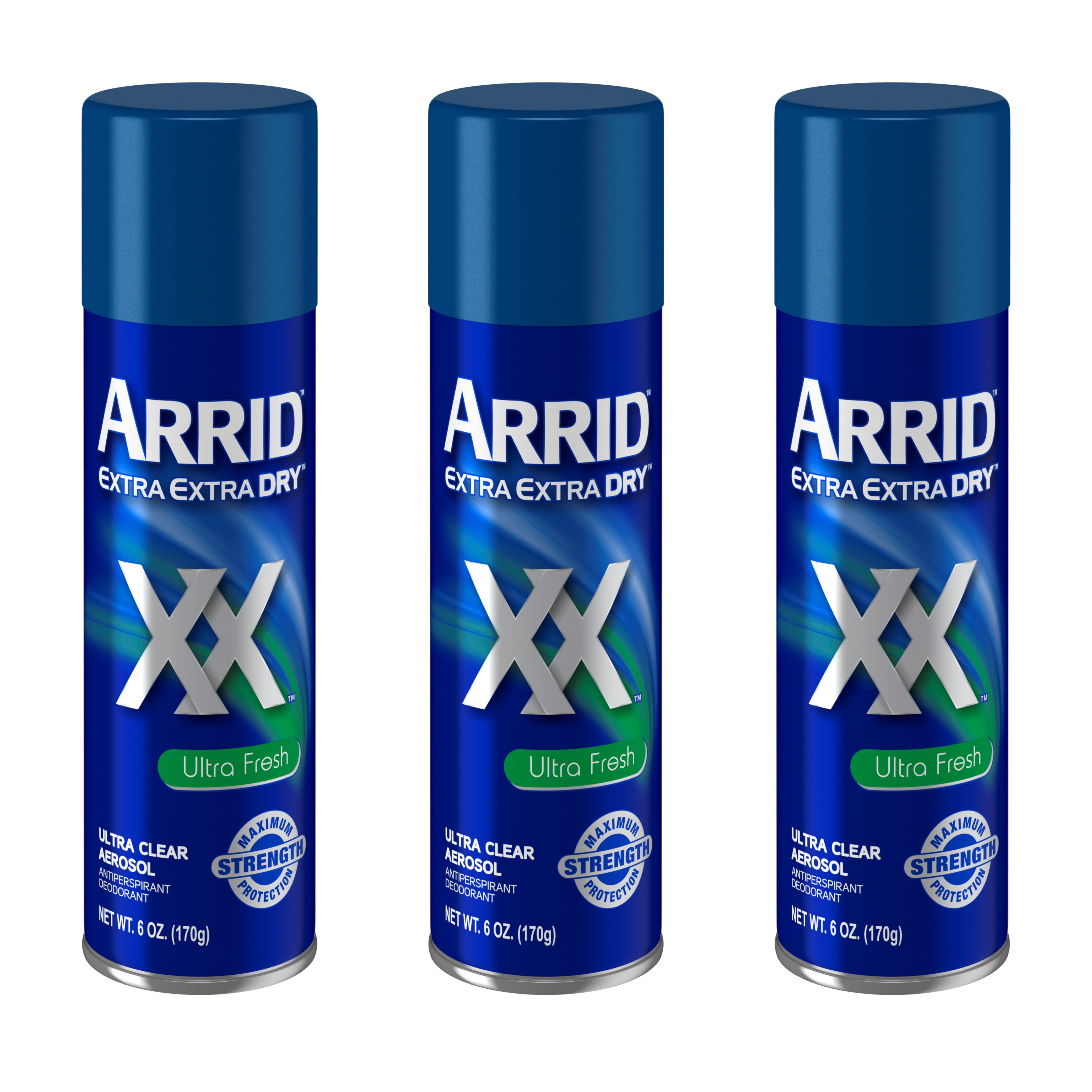 Arrid XX Ultra Clear Anti-Perspirant, Ultra Fresh, 6oz, Maximum ...