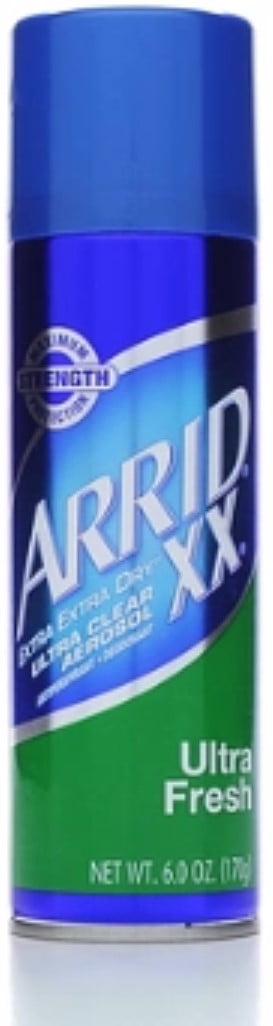 ARRID XX Ultra Clear Anti-Perspirant Deodorant Spray, Ultra Fresh 6 oz ...