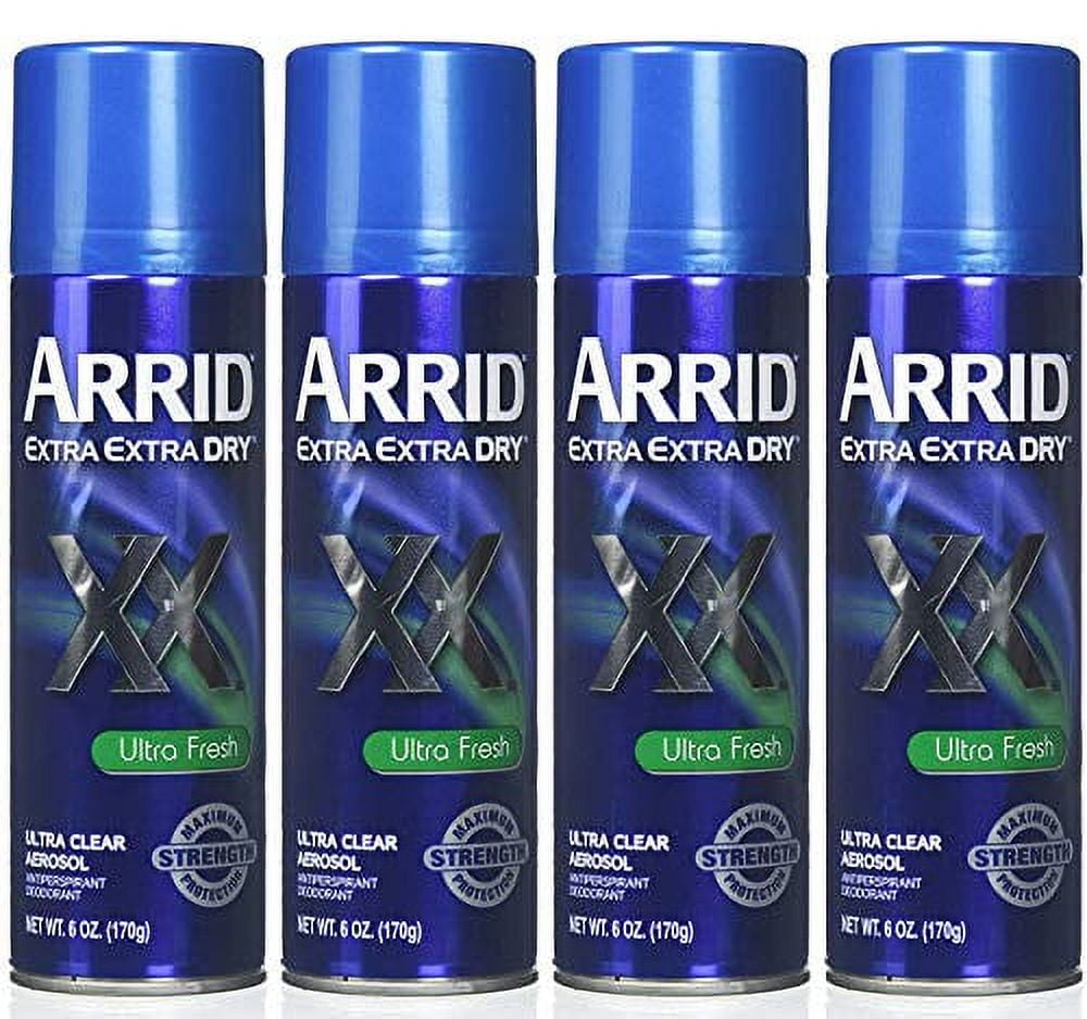 ARRID XX Ultra Clear Anti-Perspirant Deodorant Spray, Ultra Fresh 6 oz ...
