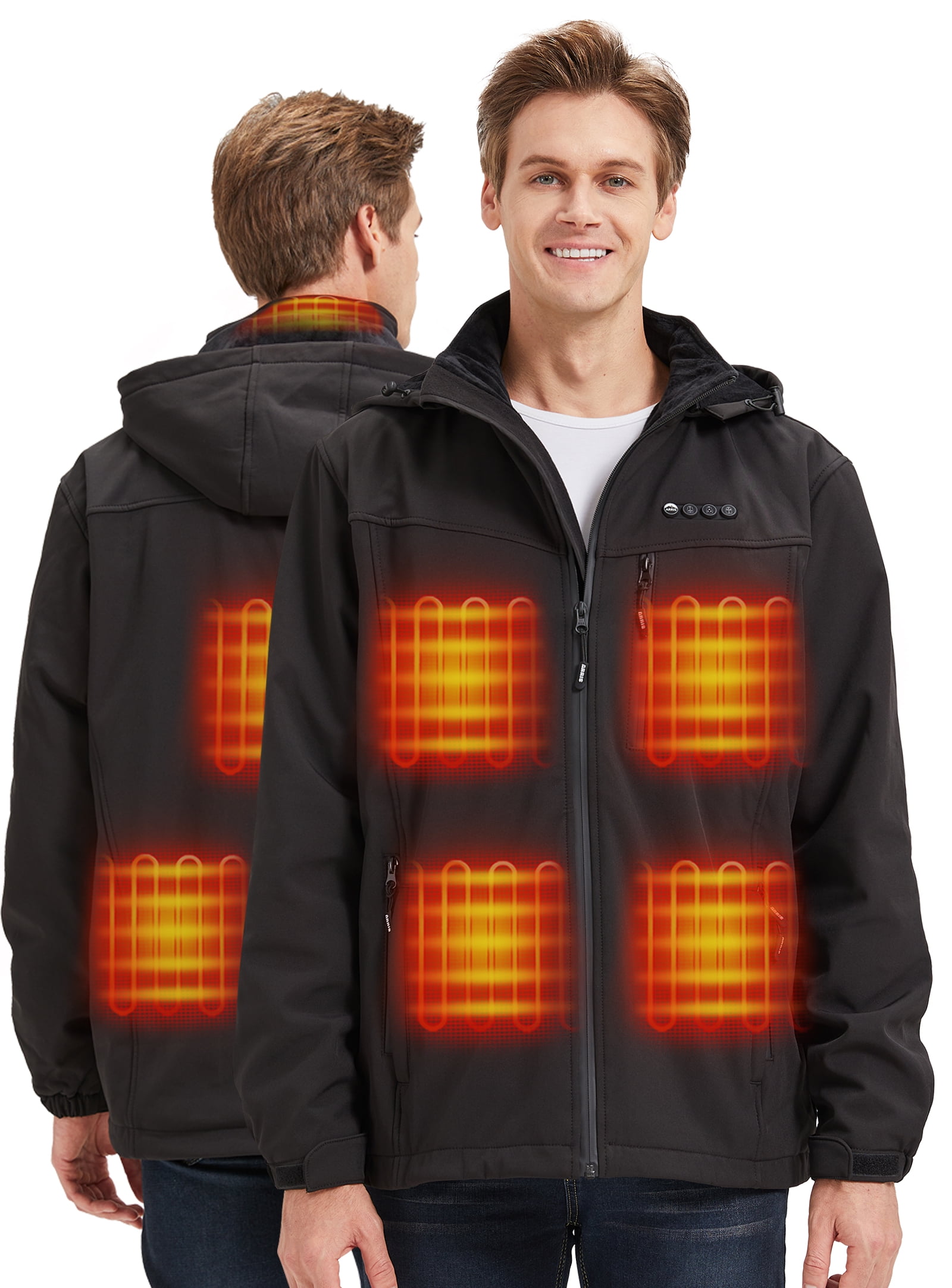 ARRIS 7.4V Battery Operated Heated Jacket for Adults, Electric Warming ...