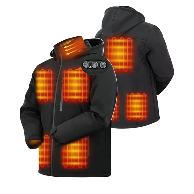 ARRIS 7.4V Heated Jacket for Men, Electric Heating Coat, Men's Heating ...