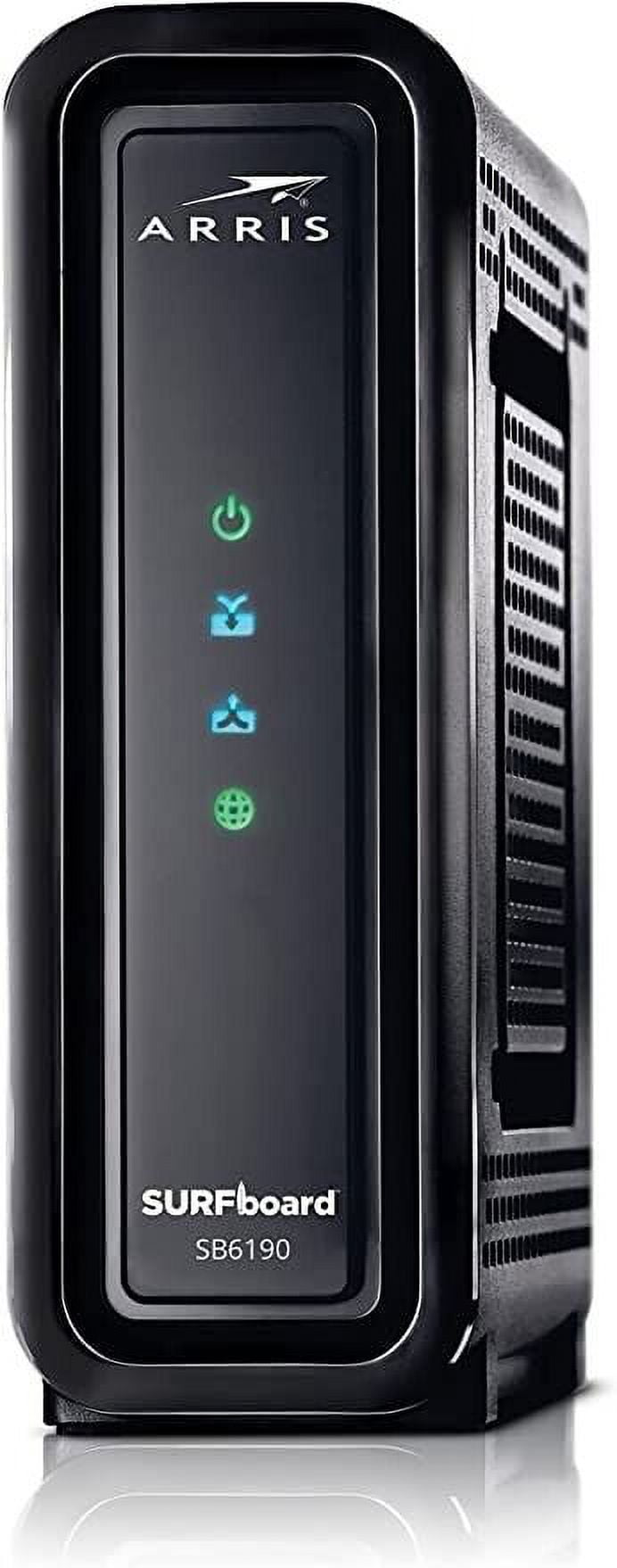 ARRIS SB6190 Surfboard DOCSIS 3.0 Gigabit Cable Modem Router 1 Gbps Port - Black - Walmart.com