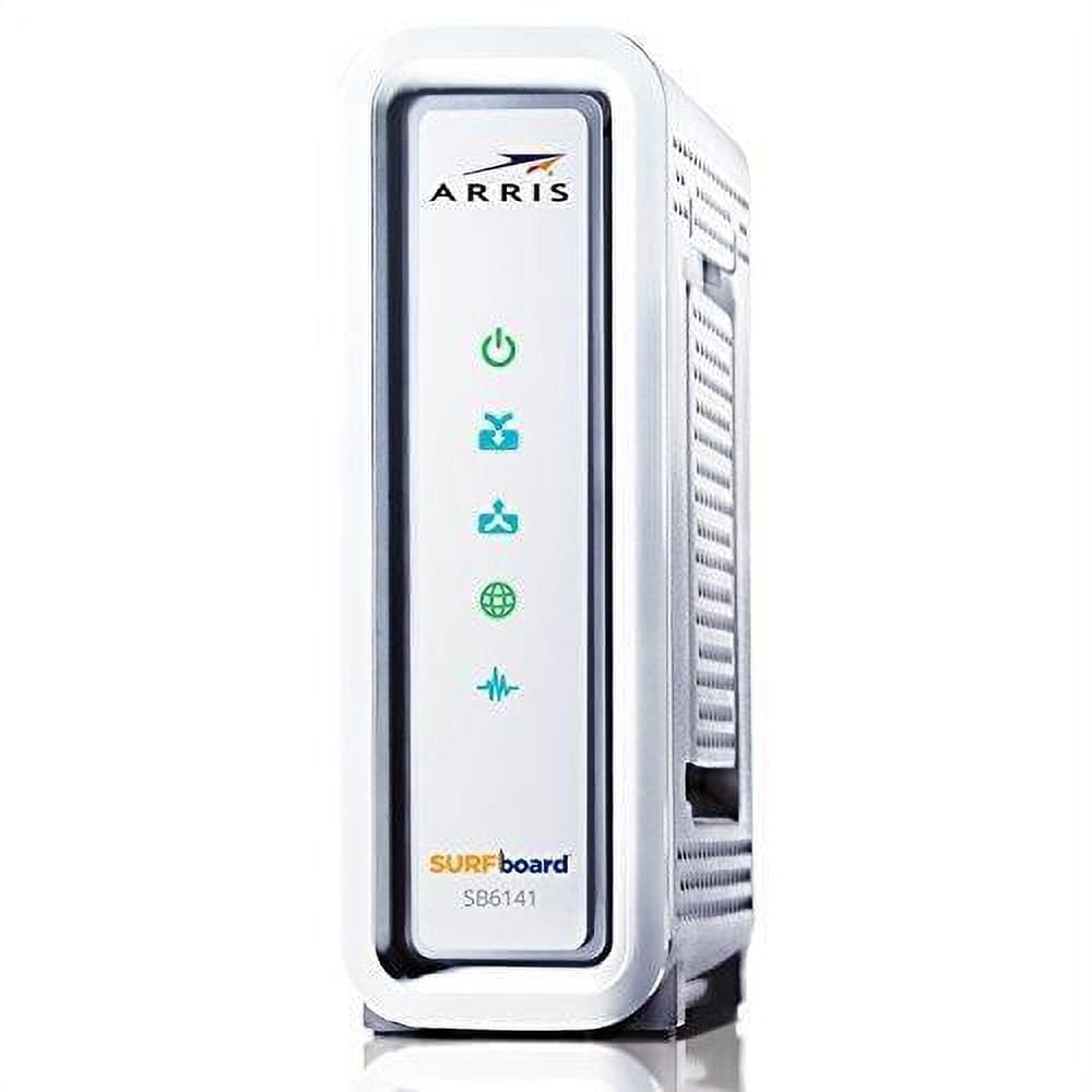ARRIS SURFboard SB6141-RB 8x4 DOCSIS 3.0 Cable Modem, XFINITY, SPECTRUM, COX Compatible for ...