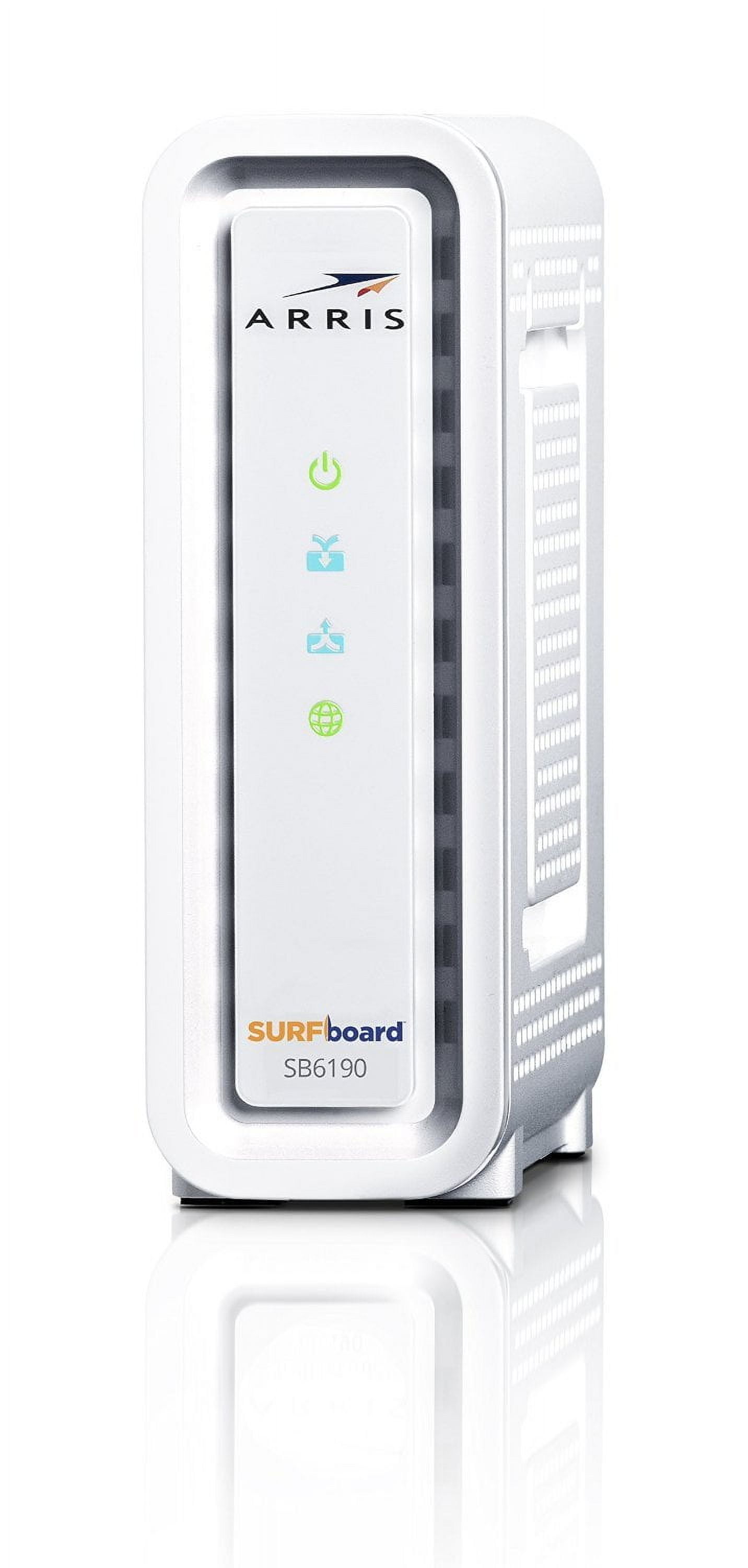 ARRIS Surfboard SB6190 32x8 DOCSIS 3.0 Cable Modem with 1.4 Gbps ...