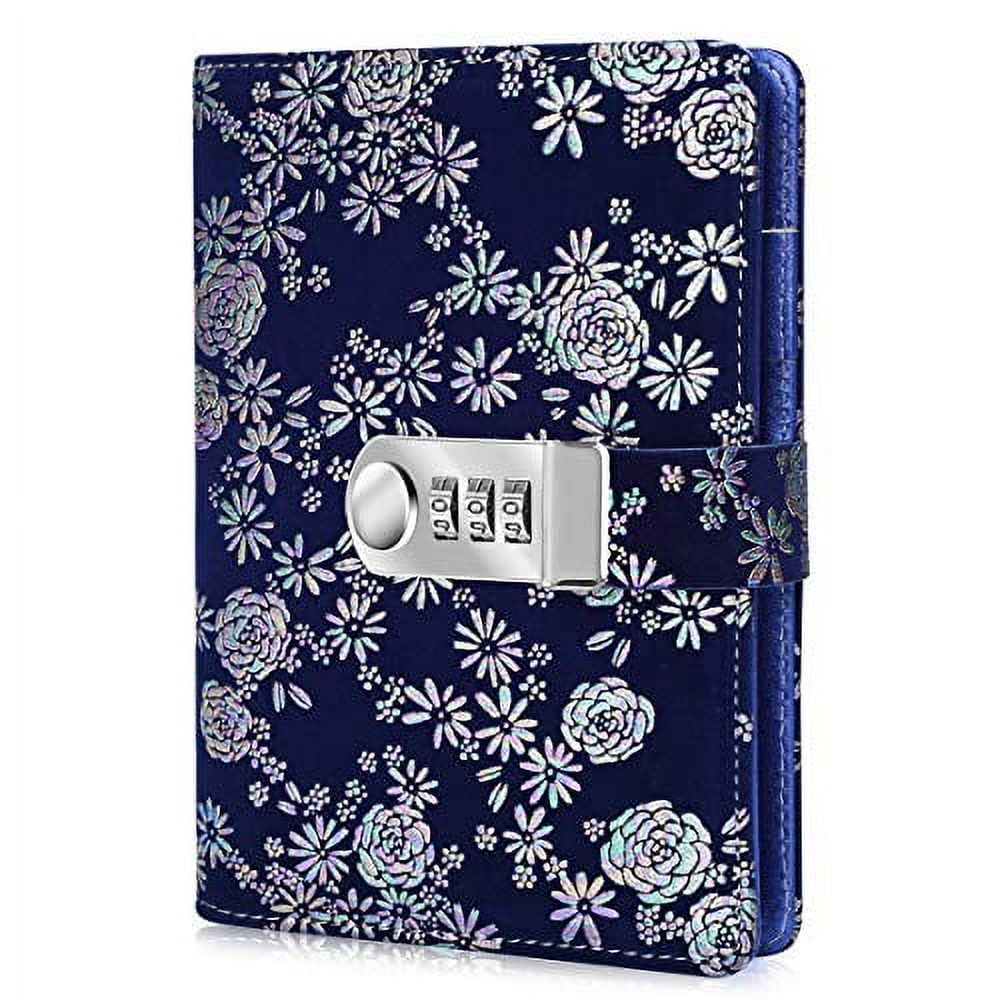 ARRLSDB Diary with Lock, PU Leather Multi Color Combination Lock ...