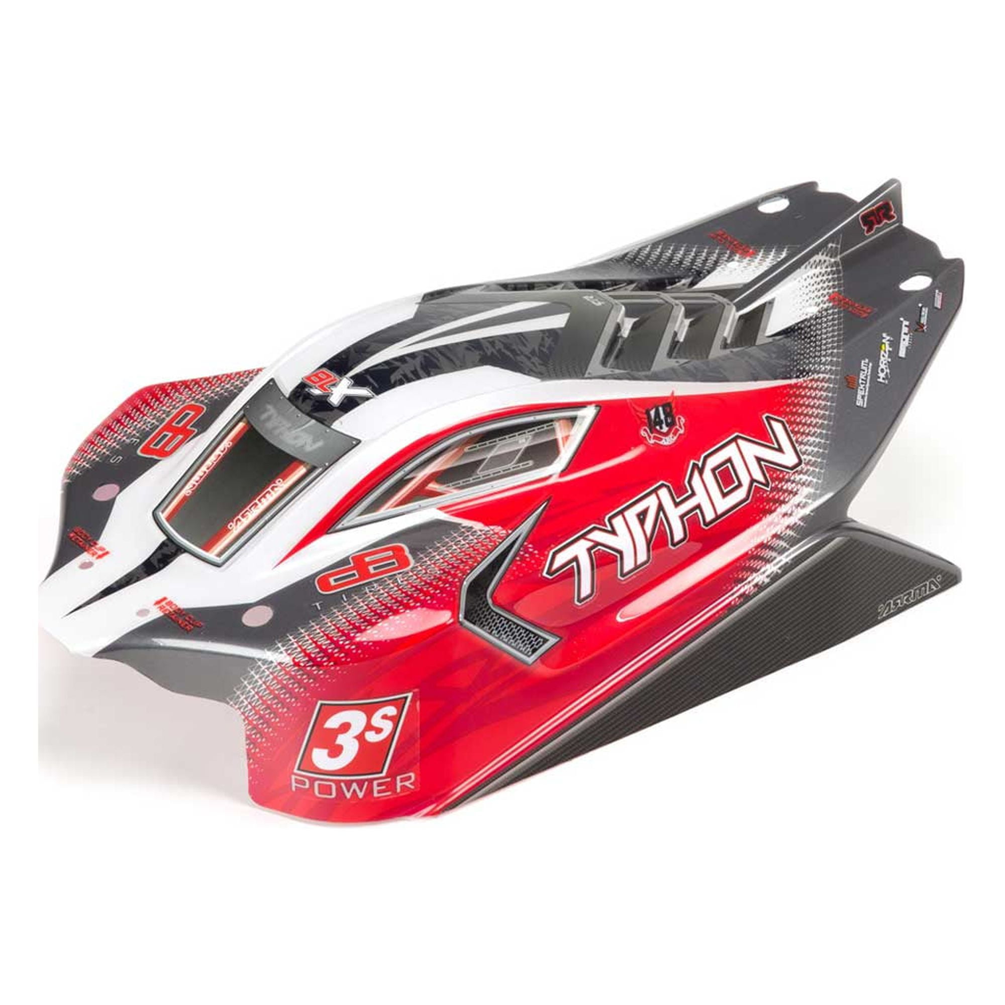 ARRMA AR402274 Typhon 4x4 Blx Painted Decaled Body Red ARA402274 Car ...