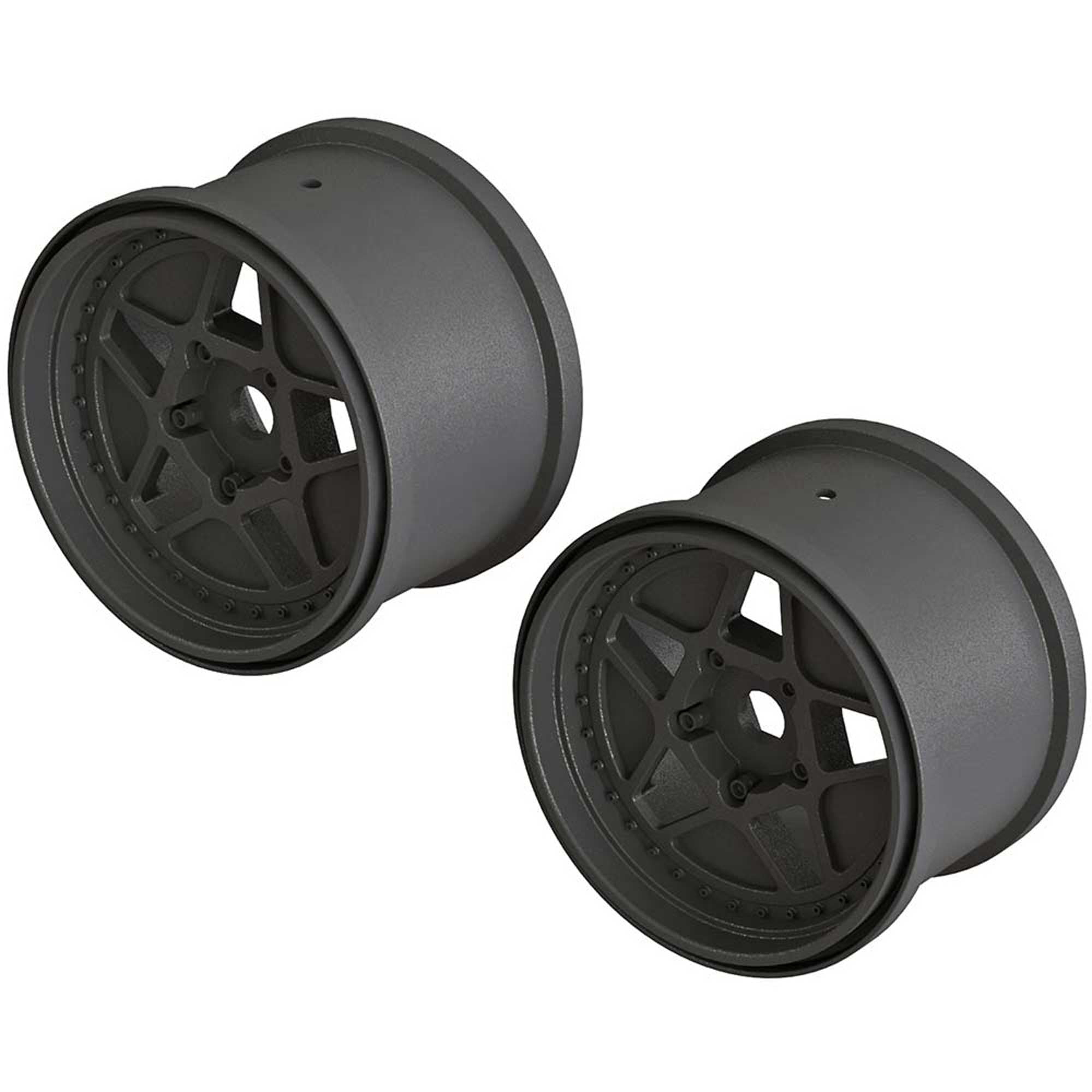 ARRMA AR510113 MT 3.8 Wheel 17mm Hex Blk 2 ARAC9466 RC Tire - Walmart.com