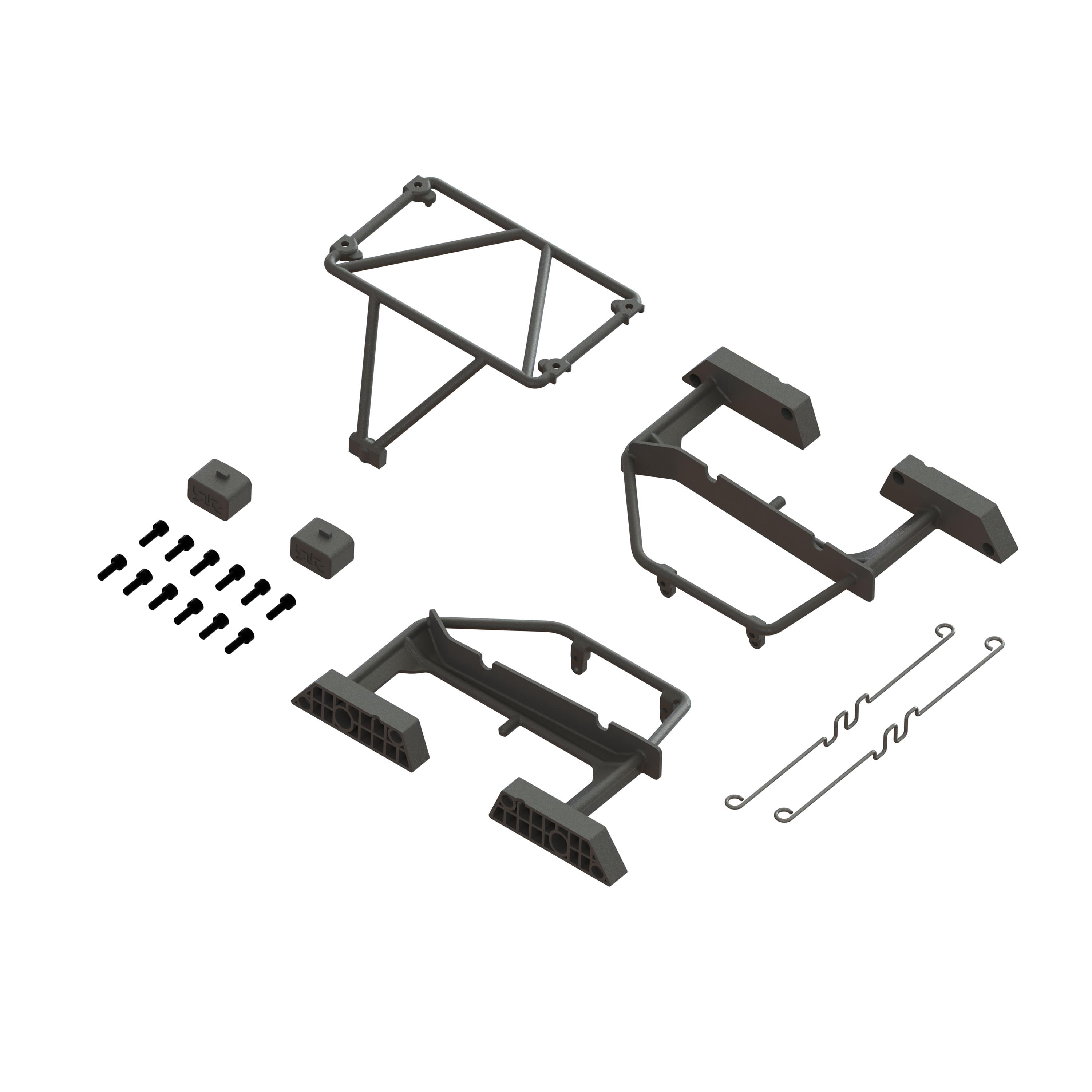 ARRMA Desert Truck Body Roll Cage Set Black - GROM ARA320821 - Walmart ...