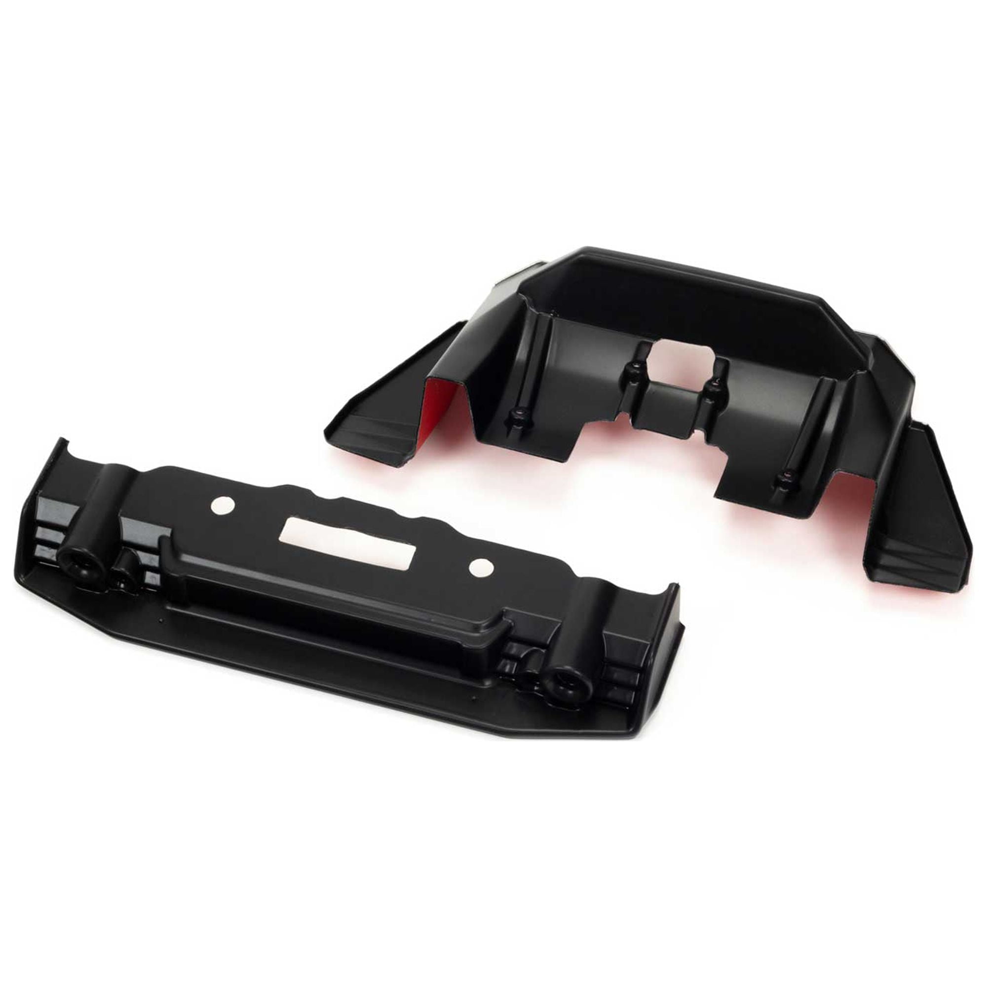 ARRMA FELONY Painted Splitter And Diffuser Black/Red ARA410008 Car ...