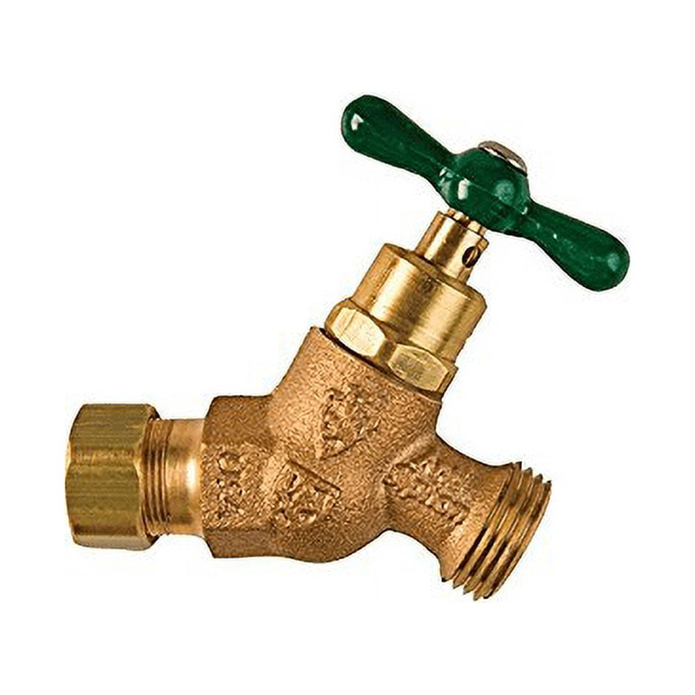 ARROWHEAD BRASS & PLUMBING 264CC-LF 1/2COP CMPx3/4Hose Bibb - Walmart.com