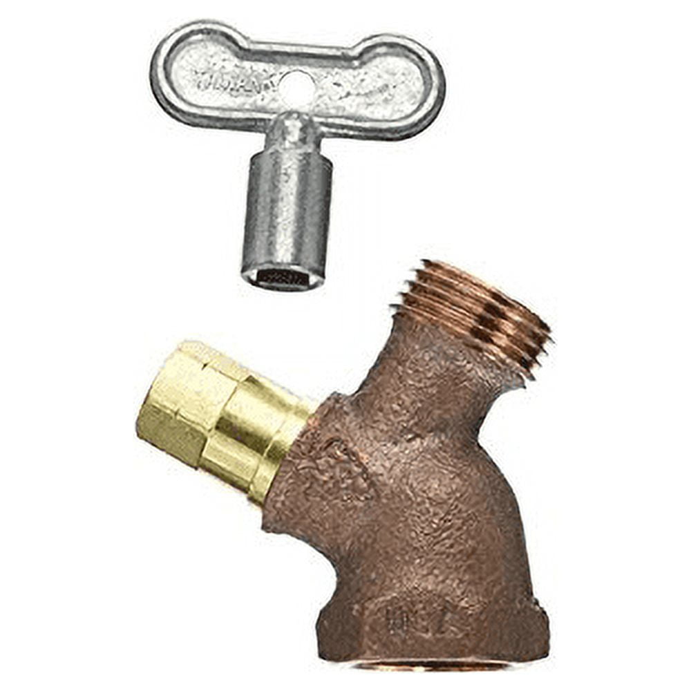ARROWHEAD BRASS & PLUMBING 353LKLF 3/4"FPT Loose Key Bibb - Walmart.com