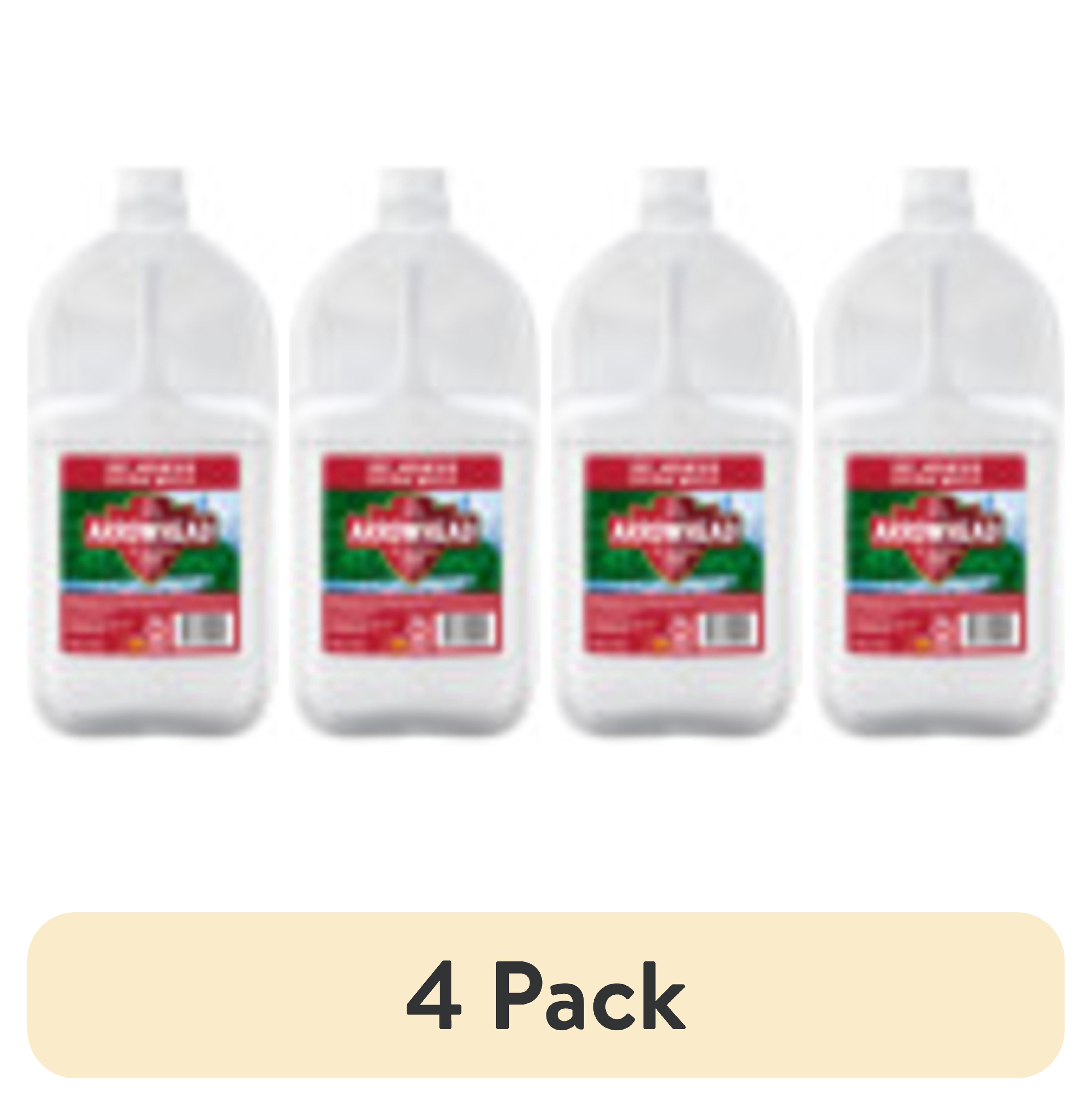 (4 pack) ARROWHEAD Brand 100% Mountain Spring Water, 1-gallon plastic ...