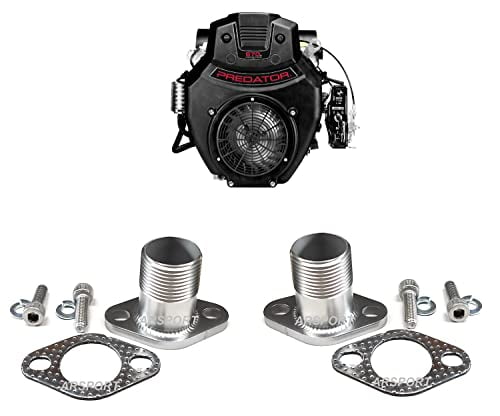 ARSPORT Predator 670 V-TWIN/Max 459 1" NPT Male Thread Exhaust adaptor ...