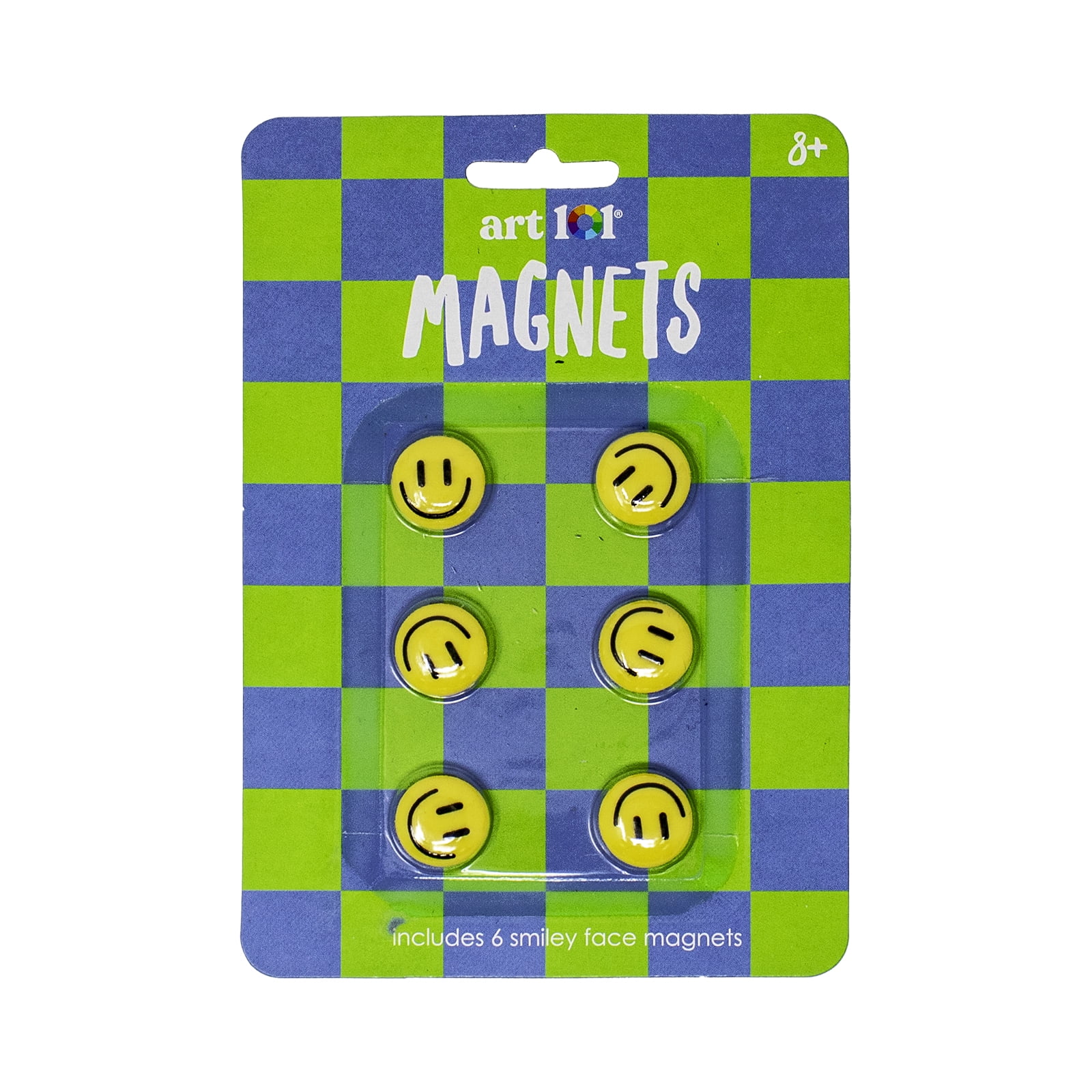 Art 101 Smiley Face Magnets-Back to School, For Students, 6-Pack ...
