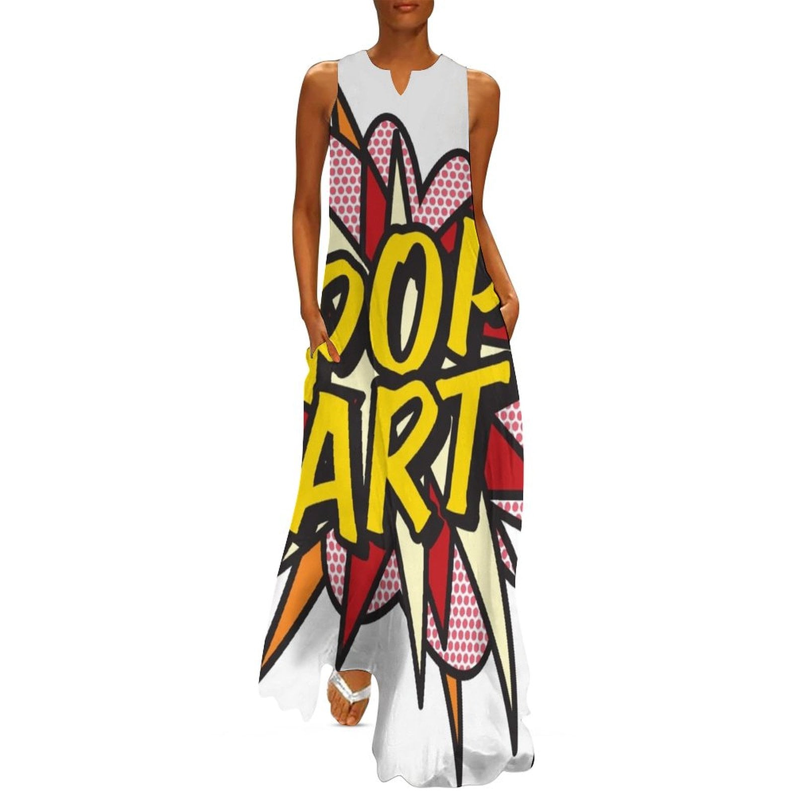 ART Comic Book Flash Modern Art Pop Culture Long Dress long dress women ...