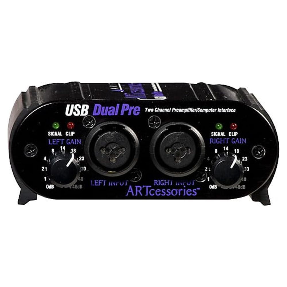 ART USB DUAL PRE Project Series 2-Channel Preamp with USB - Walmart.com