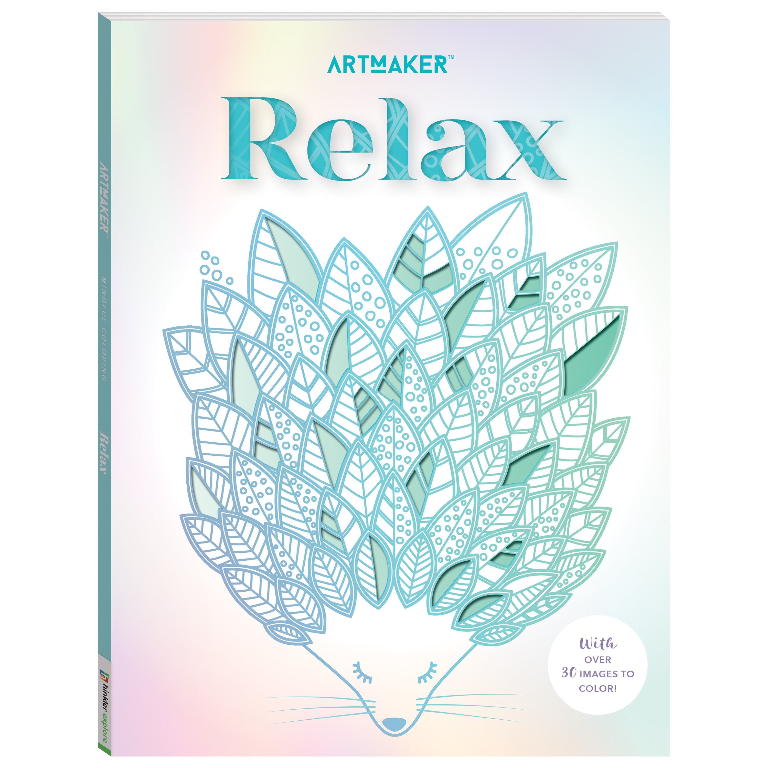 Hinkler Art Therapy Mindful Coloring Relax Book, Deluxe Edition, Ages 8 ...