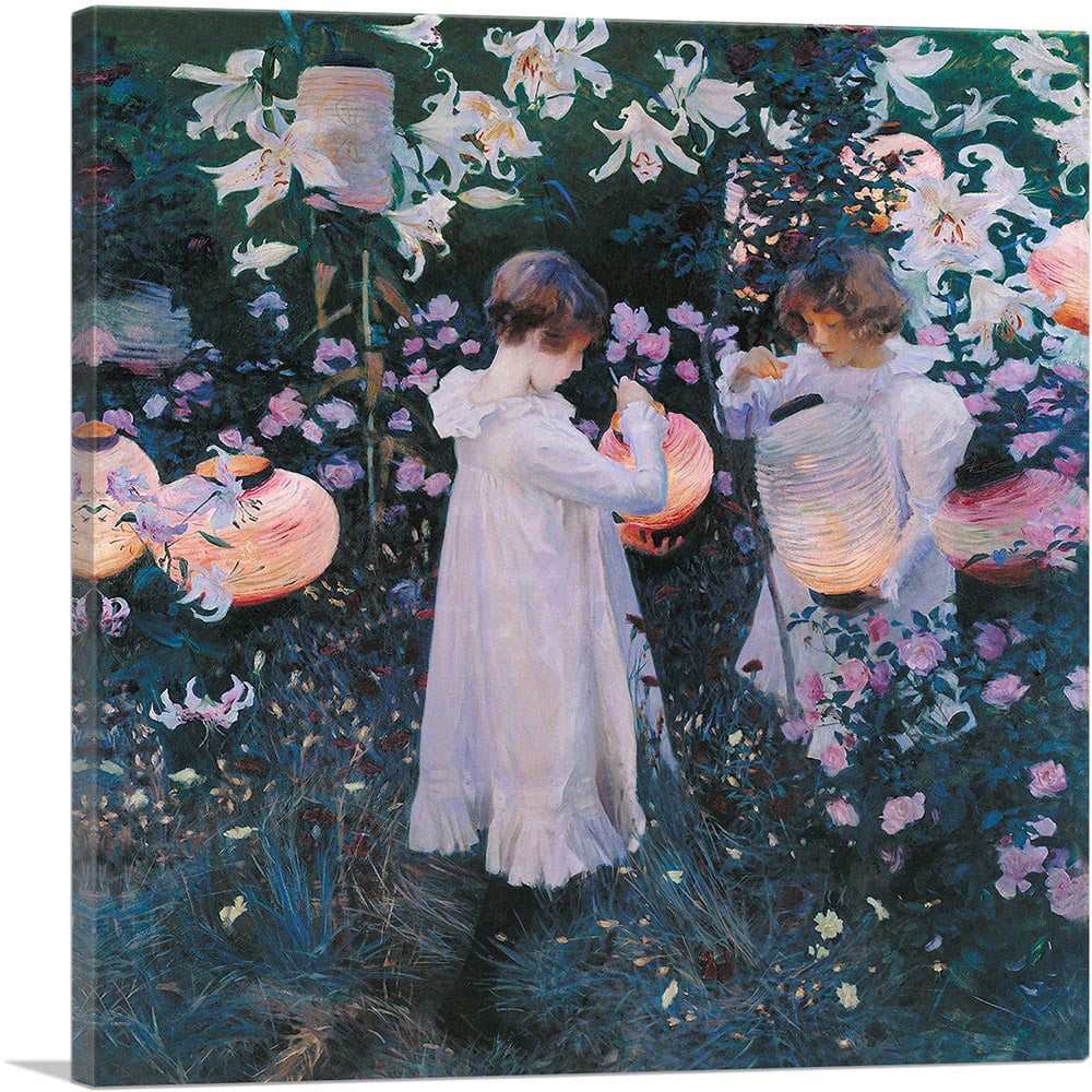 ARTCANVAS Carnation Lily Lily Rose Canvas Art Print by John Singer ...