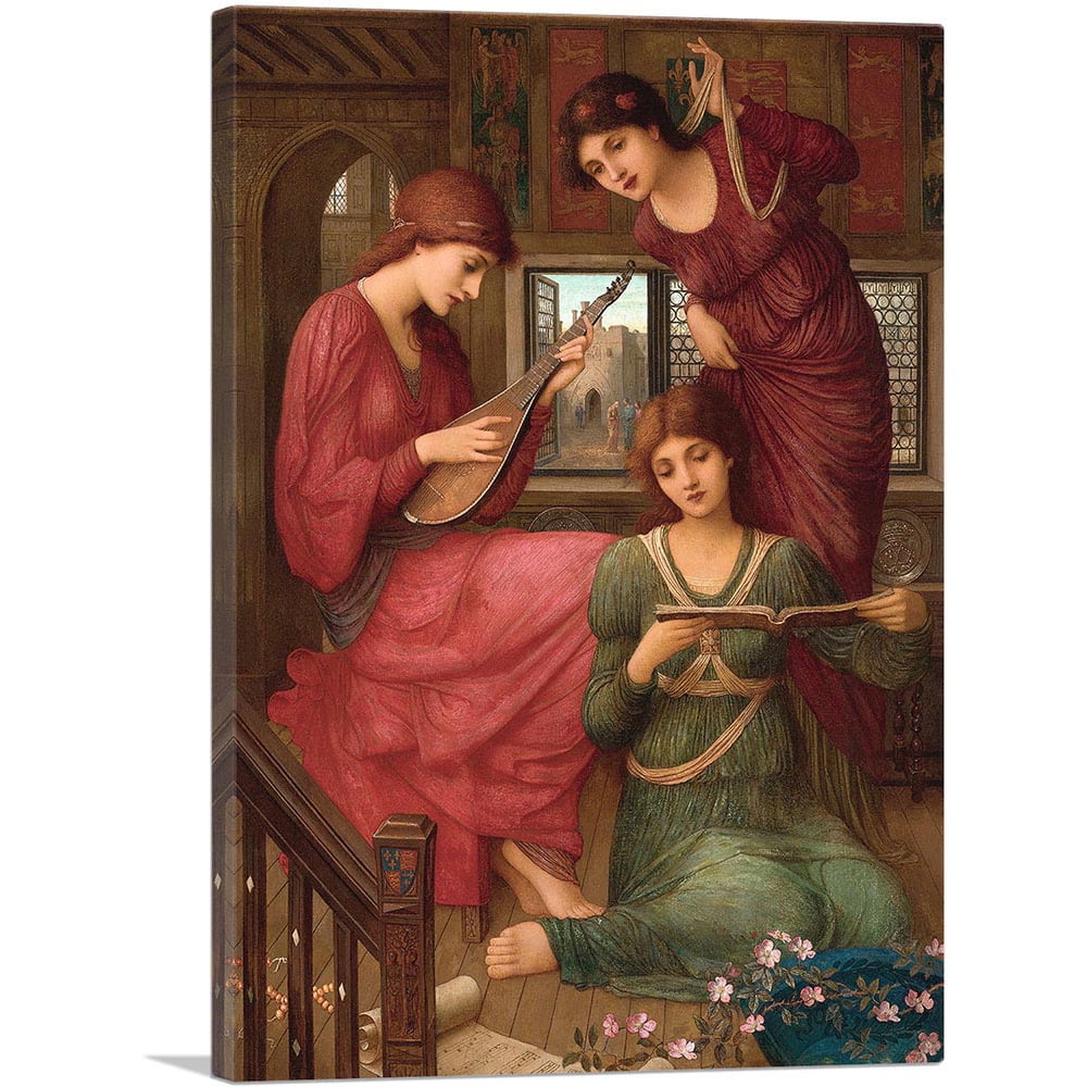 ARTCANVAS In The Golden Days Canvas Art Print by John Melhuish ...