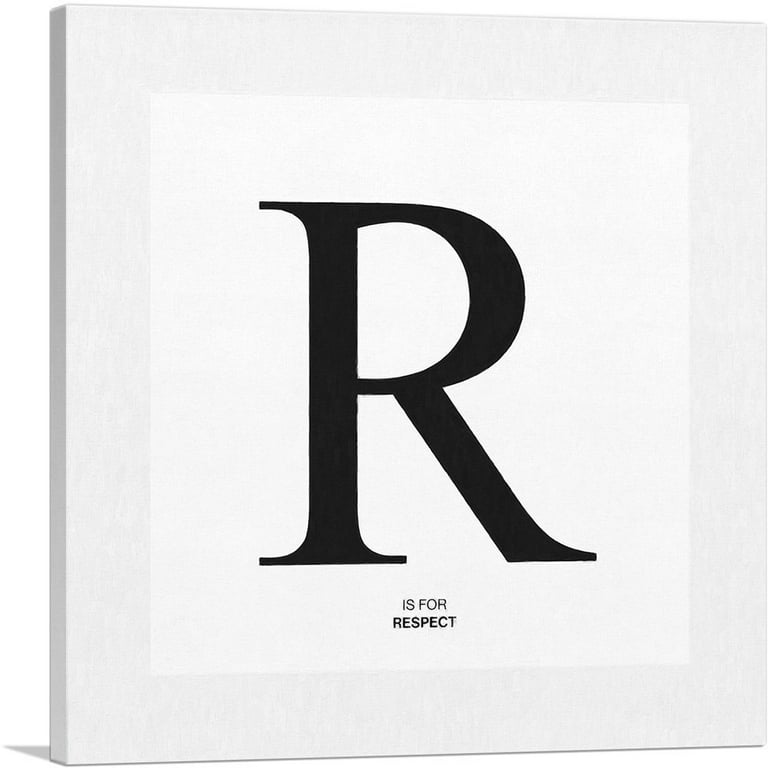 Letter R In Calligraphy