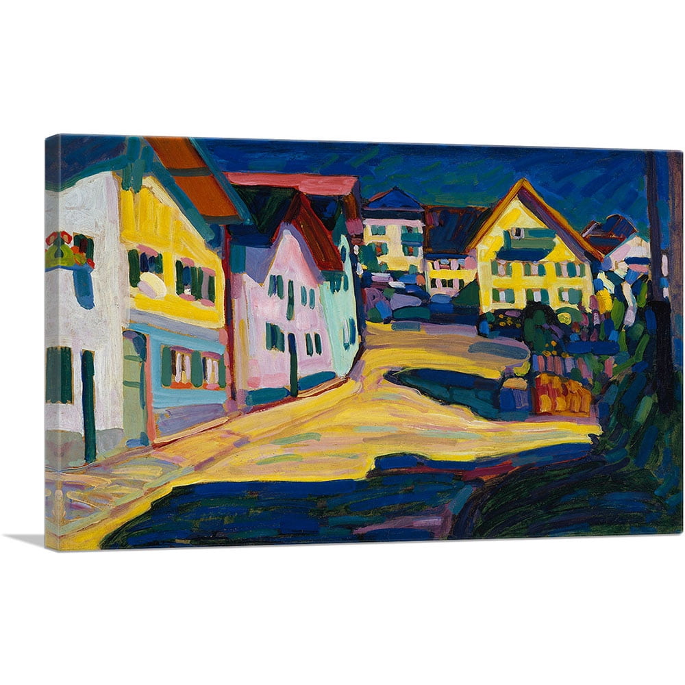 ARTCANVAS Murnau Burggrabenstrasse 1908 Canvas Art Print by Wassily ...