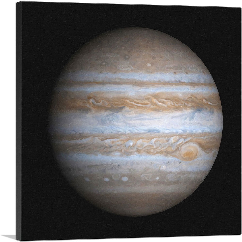ARTCANVAS Planet Jupiter Fifth Planet From the Sun Canvas Art Print ...