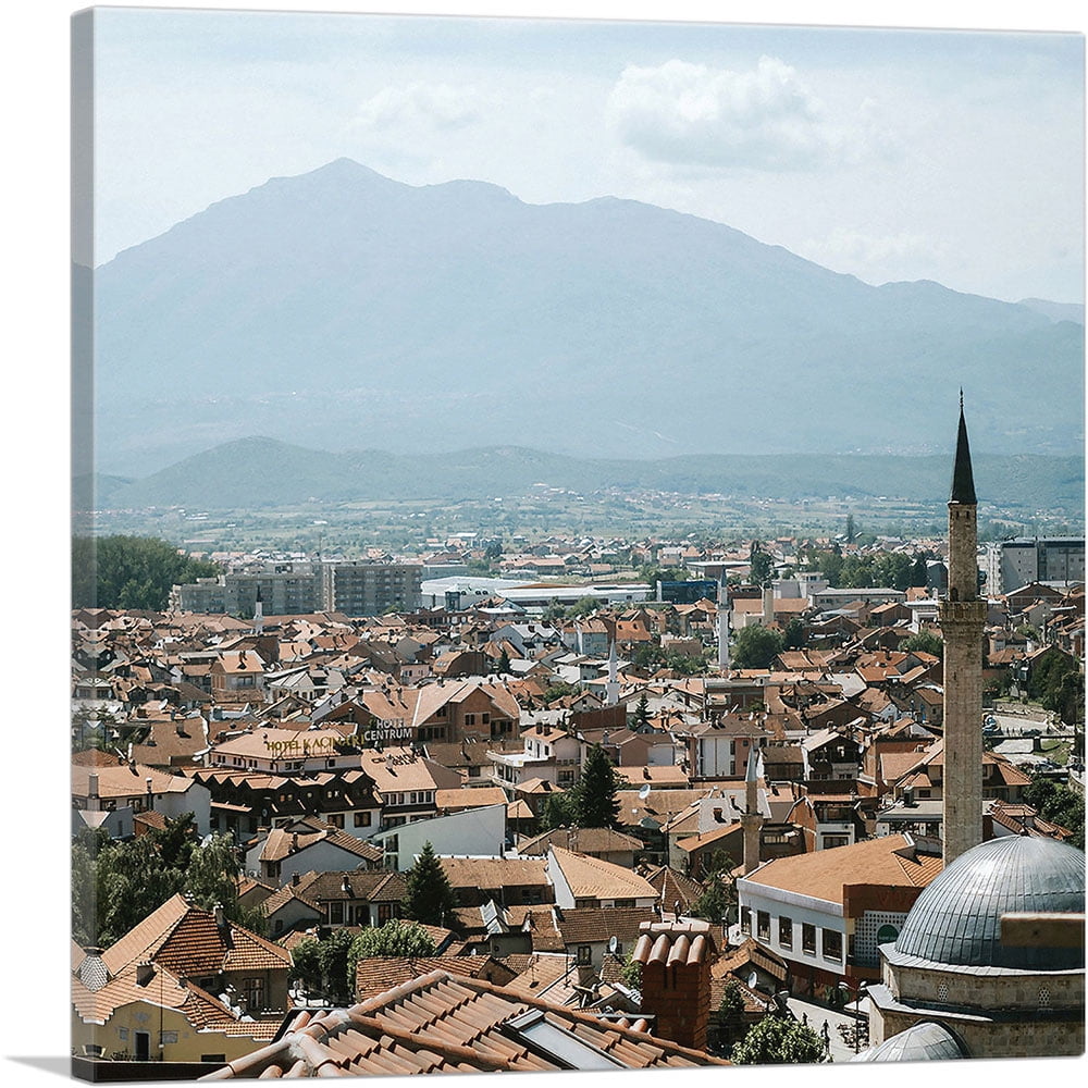 ARTCANVAS Prizren City District of Kosovo Canvas Art Print - Size: 18 ...