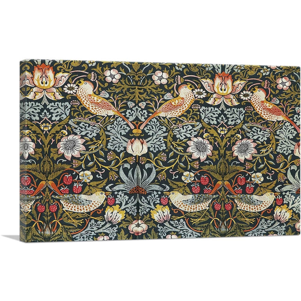 ARTCANVAS Strawberry Thief 1883 Canvas Art Print by William Morris ...