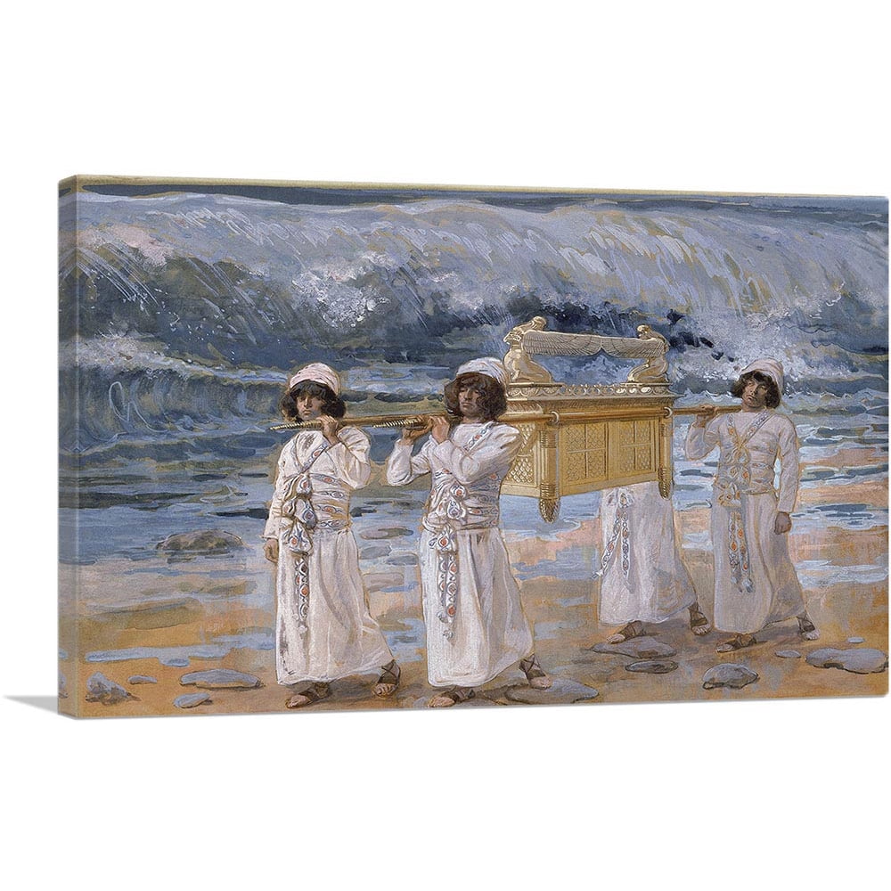 ARTCANVAS The Ark Passes Over The Jordan Between 1896 Canvas Art Print ...
