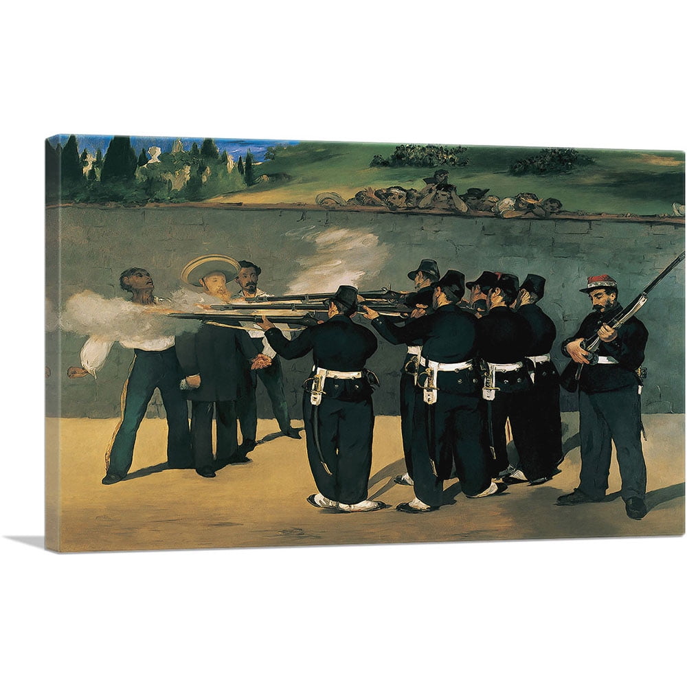 ARTCANVAS The Execution of Emperor Maximilian 1869 Canvas Art Print by ...