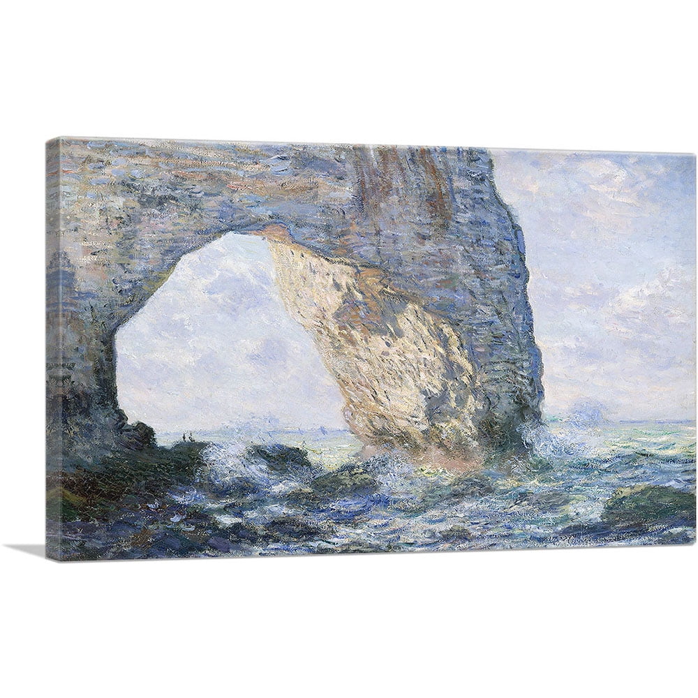 ARTCANVAS The Manneport, Rock Arch West Of Etretat 1883 Canvas Art ...