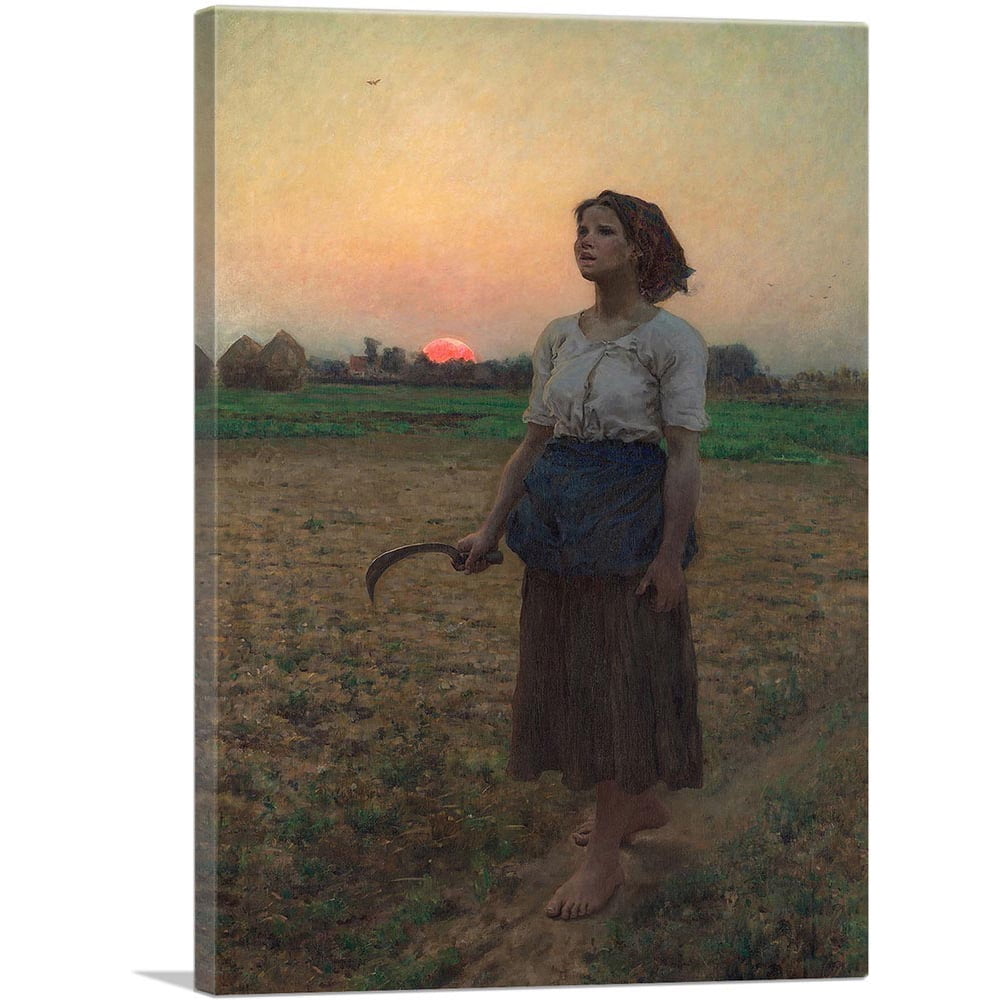 ARTCANVAS The Song Of The Lark 1884 Canvas Art Print by Jules Breton ...