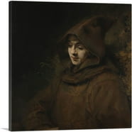 ARTCANVAS Still Life with Grapes, Apples, Lemons and Pear 1887 Canvas ...