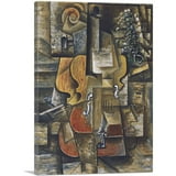 ARTCANVAS Violin and Grapes 1912 Canvas Art Print by Pablo Picasso ...